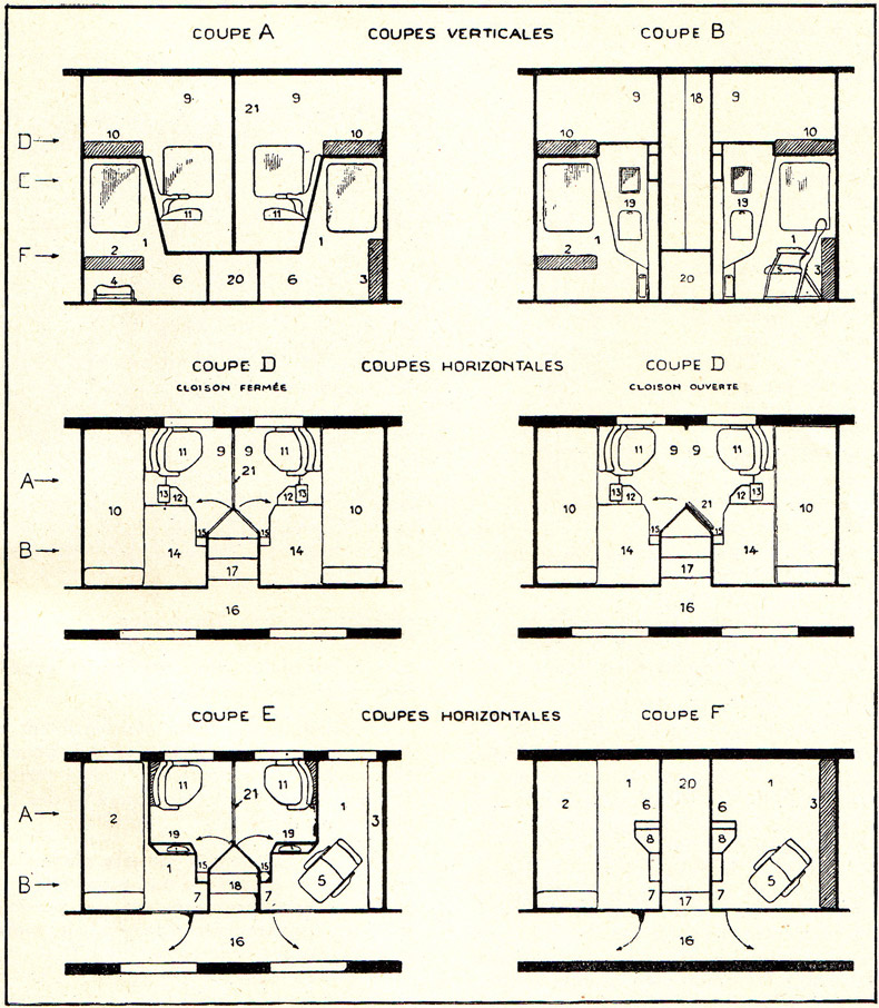 Les nouvelles Voitures-lits de la Compagnie Internationale des Wagons ...