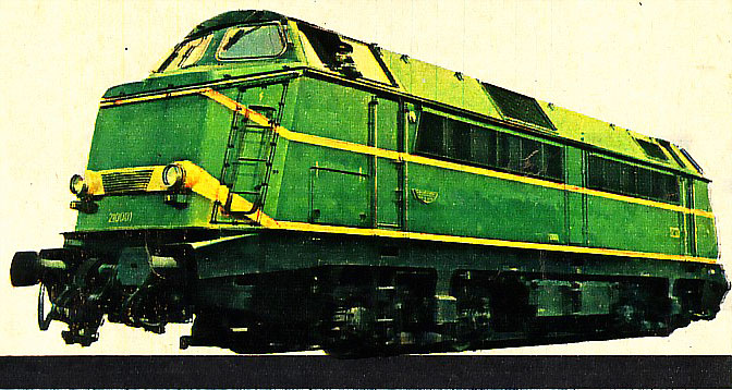 Les locomotives diesel-électriques types 210 et 212 - Rixke Rail's Archives